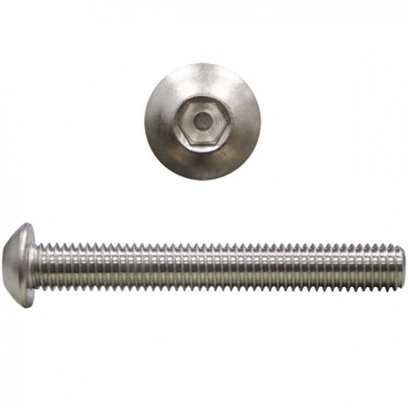 Linsenkopfschrauben ISO7380 Edelstahl V2A